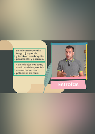 5ºPrim. Lengua. Identifica versos y estrofas. Vídeo
